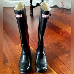 Hunter | Shoes | Original High Gloss Waterproof Boot Women And Hunter ...